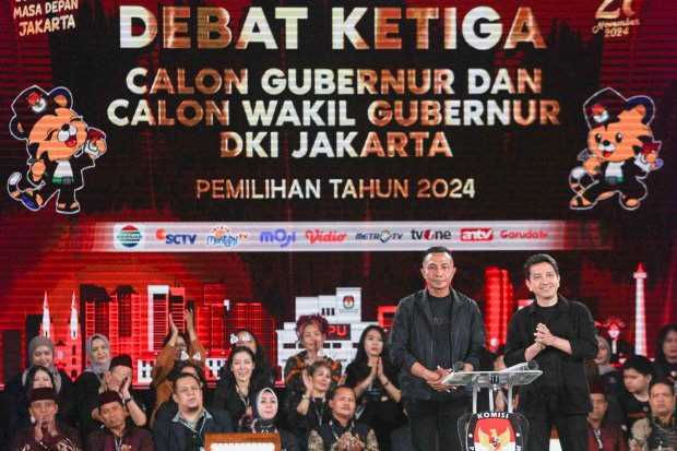 Debat Pilgub DKI: Tiga Kandidat Adu Gagasan Atasi Permasalahan Jakarta - Lahatsatu.com
